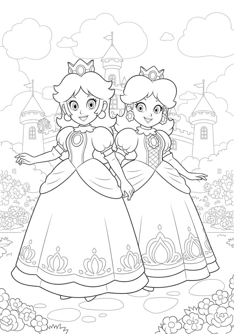 20+ Cute Coloring Pages For Girls - [Free PDF Printables]