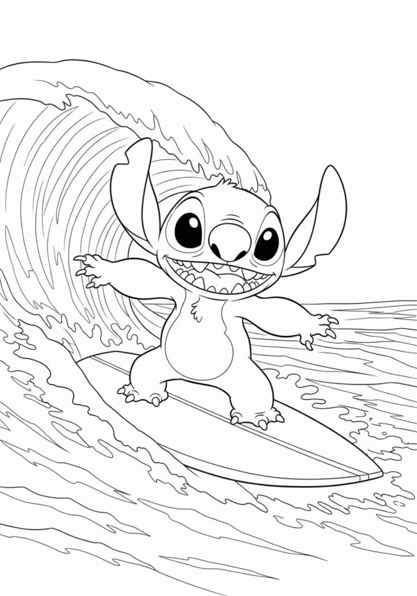 20+ Stitch Coloring Pages (Free PDF Printables) | 2025