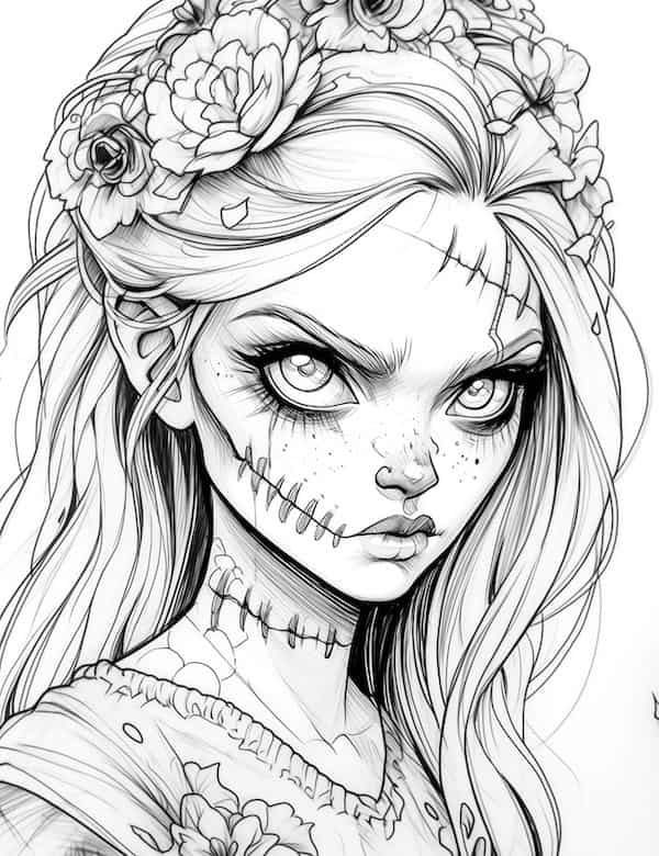 20 Zombie Coloring Pages For Kids - Free Printble Pages 2025